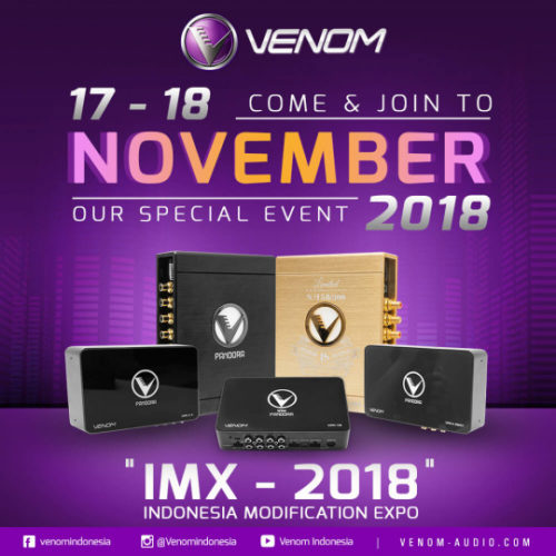 Venom-IMX (Indonesia Modification Expo)-2018, Balai Kartini - Venom Audio